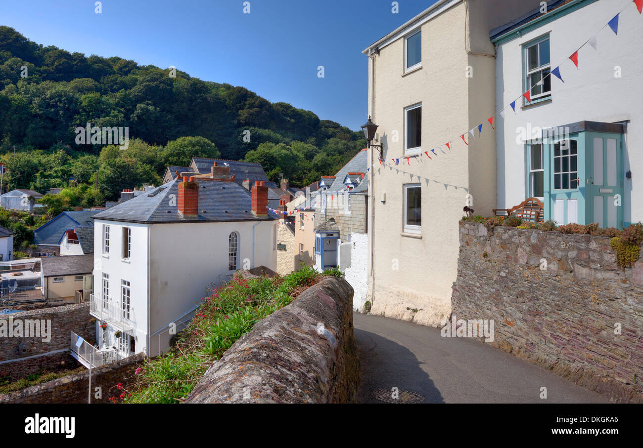 Summertime at Kingsand, Cornwall, England Stock Photo - Alamy