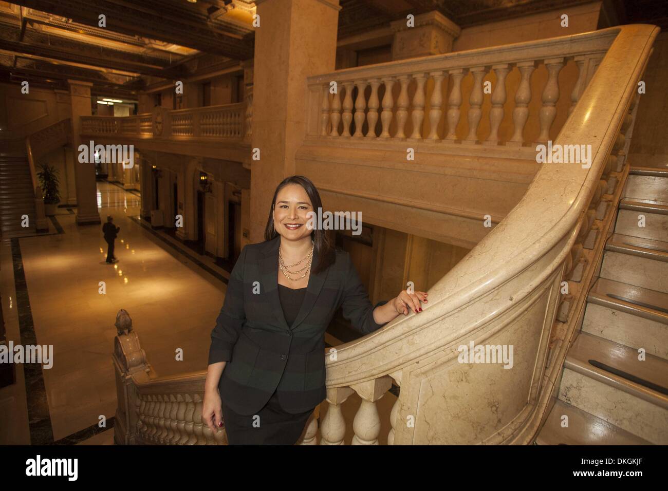 Los Angeles, California, USA. 5th Nov, 2013. Allison Chock, head of the ...