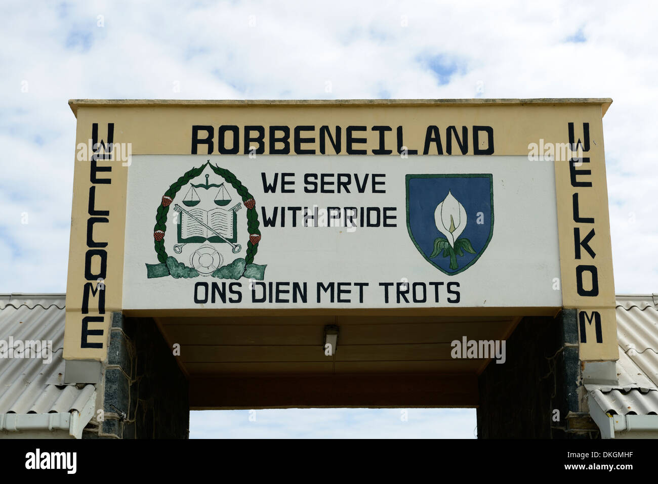 Robben island Jail Penitentiary maximum security prison cape town sign ...