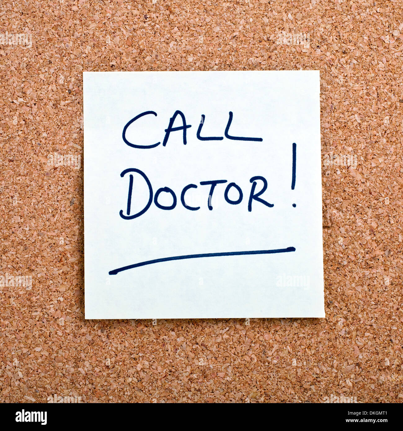 A reminder note on a noticeboard Stock Photo - Alamy