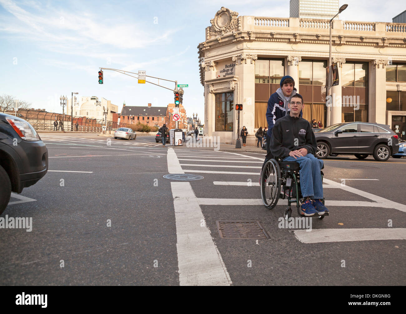 Wheelchair crossing hi-res stock photography and images - Alamy