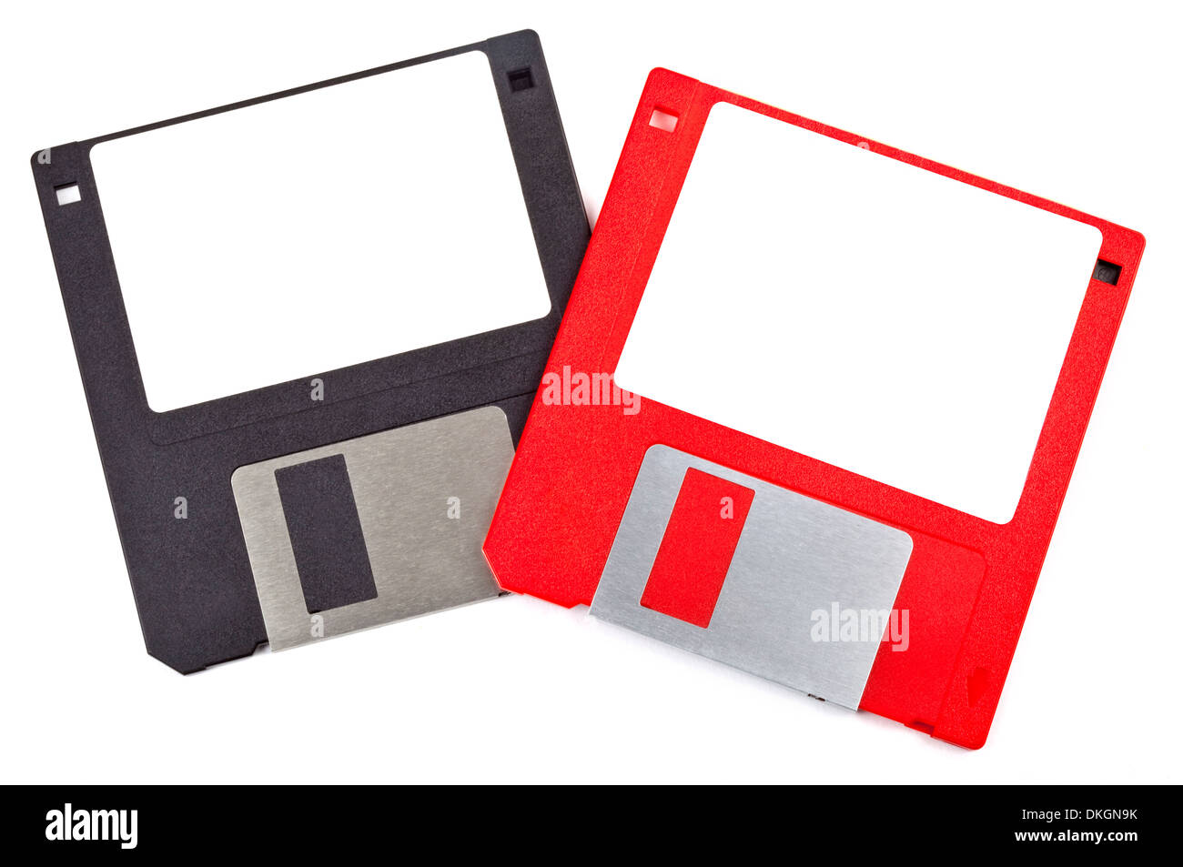 Two Floppy Disks over a white background Stock Photo - Alamy