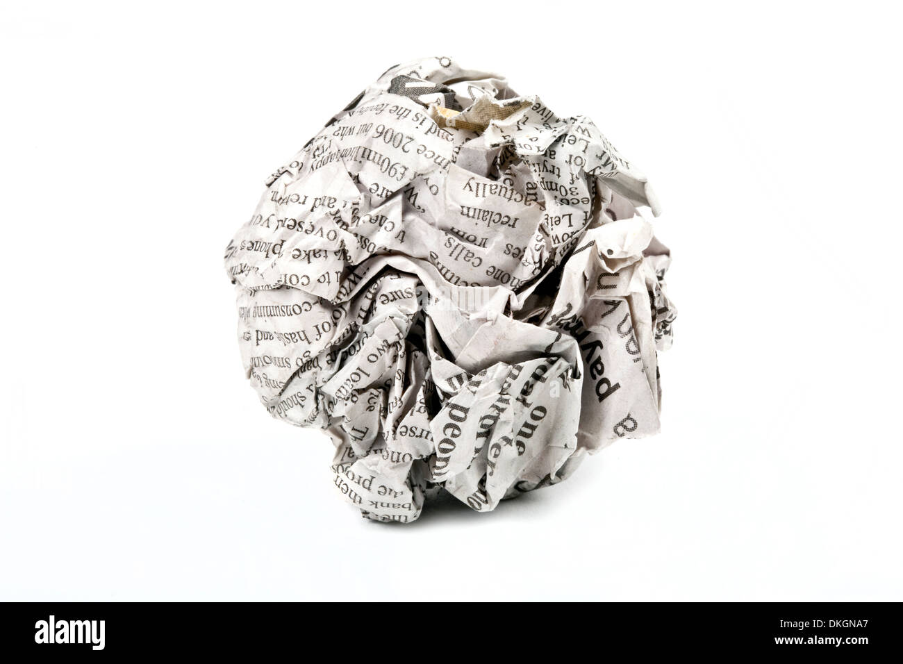 Scrunched up paper hi-res stock photography and images - Alamy