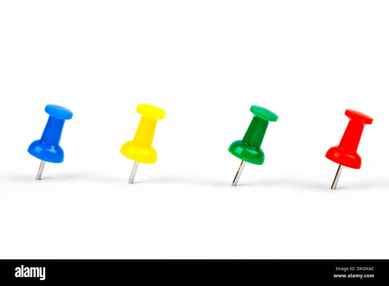 Map Pins over a white background Stock Photo - Alamy