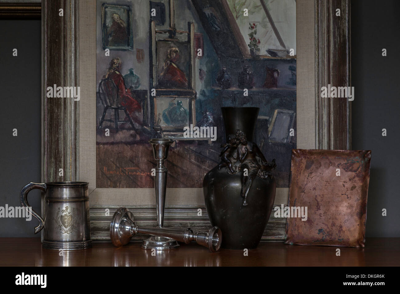 Dutch style still life Stock Photo - Alamy