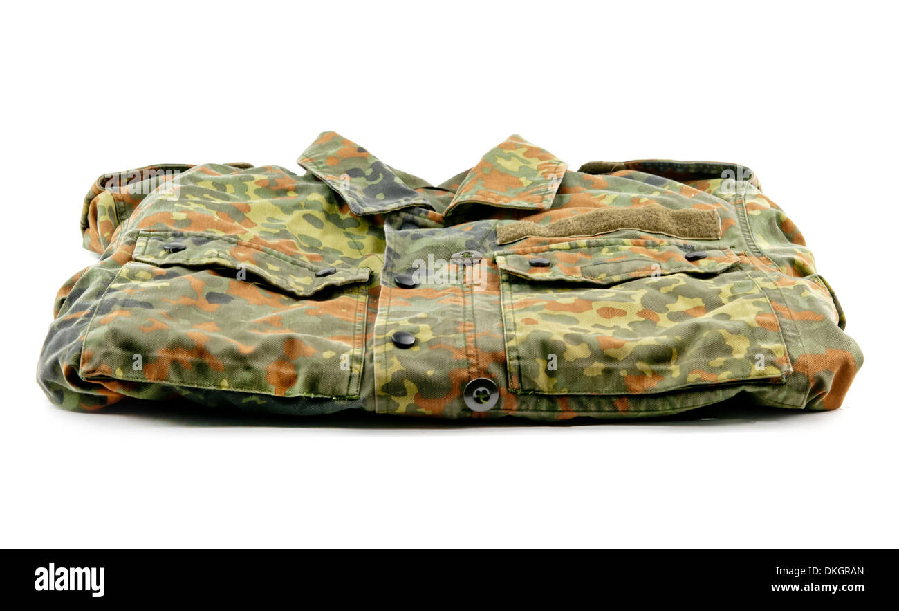 military uniform isolated on a white background Stock Photo - Alamy