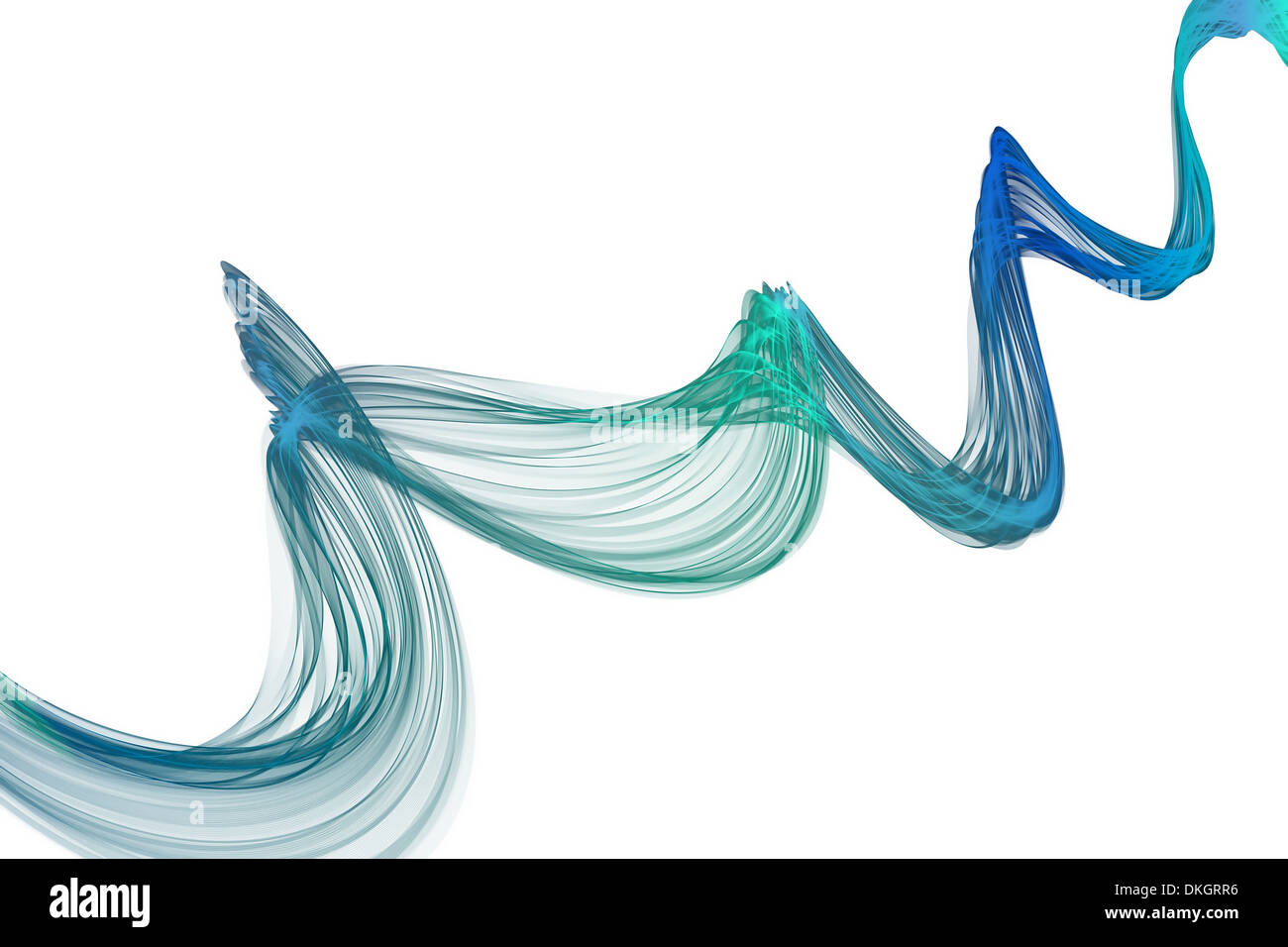 abstract blue twisted net wave Stock Photo - Alamy