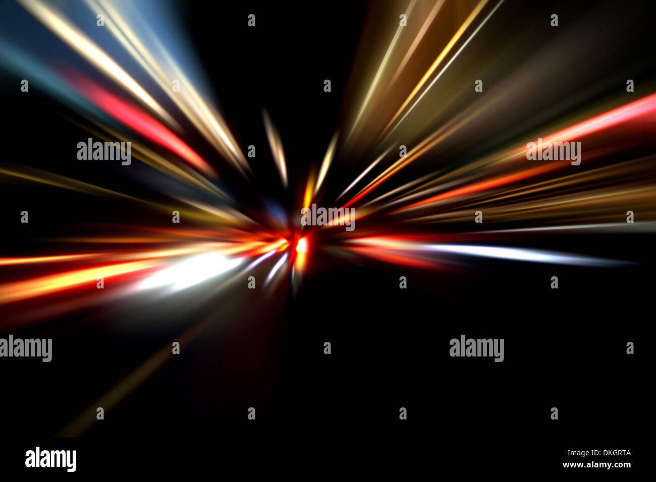 acceleration speed motion on night road Stock Photo - Alamy
