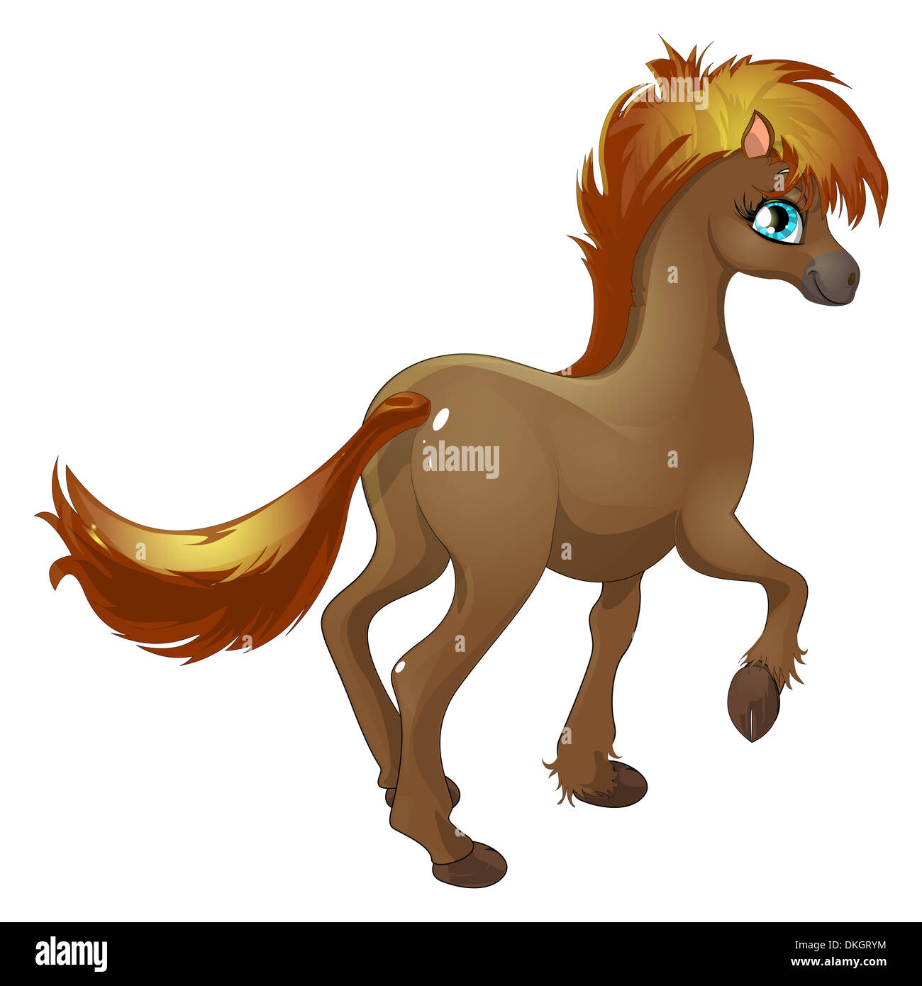 big horse of a pony Stock Photo - Alamy