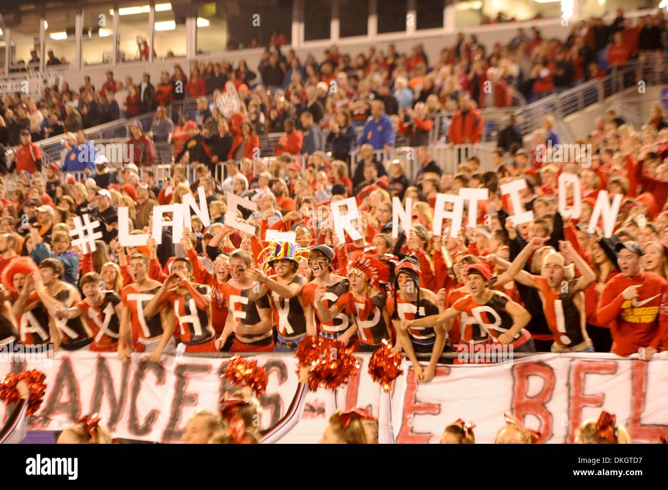 DEC 05, 2013: Lancer fans show their pride during action between the ...