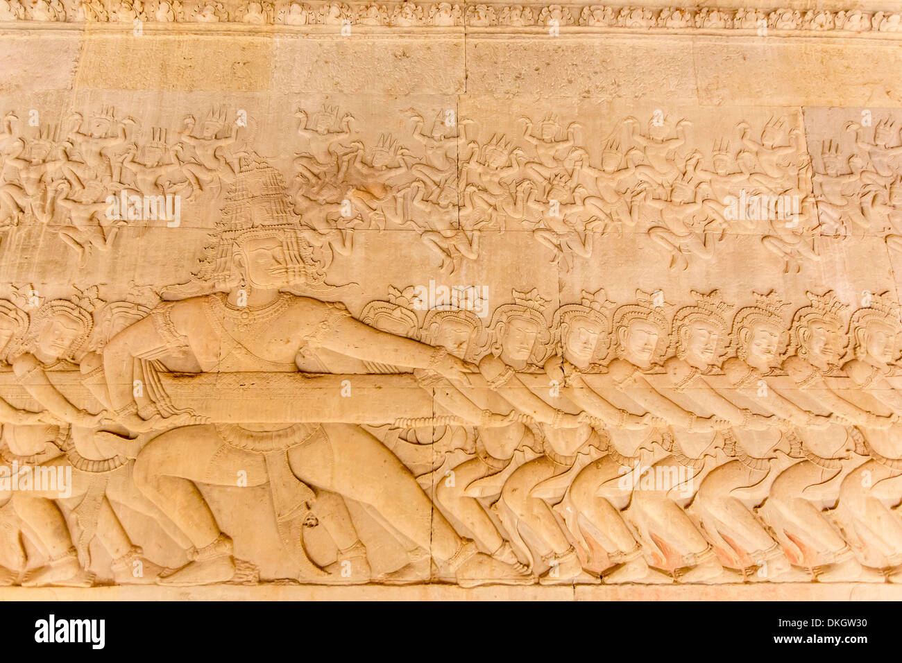 Wat cambodia archaeology bas relief hi-res stock photography and images ...