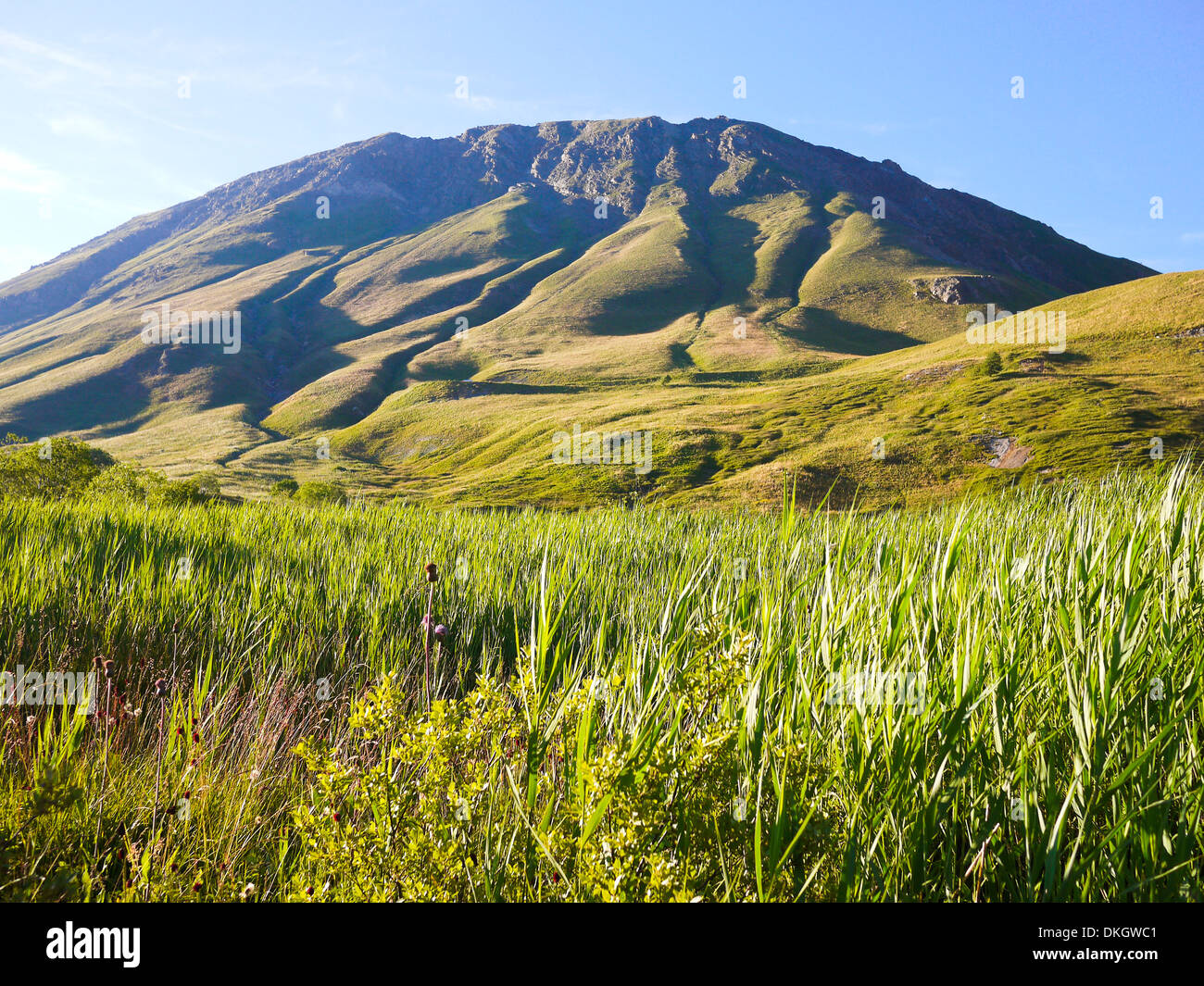 Mountains from Col Du Lautaret, Alps Mountains, France Stock Photo - Alamy
