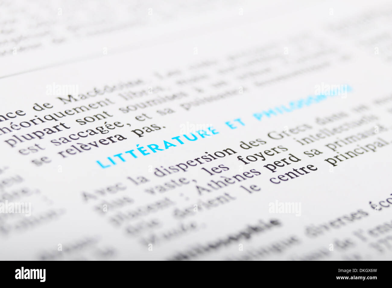 Blur book letters hi-res stock photography and images - Alamy