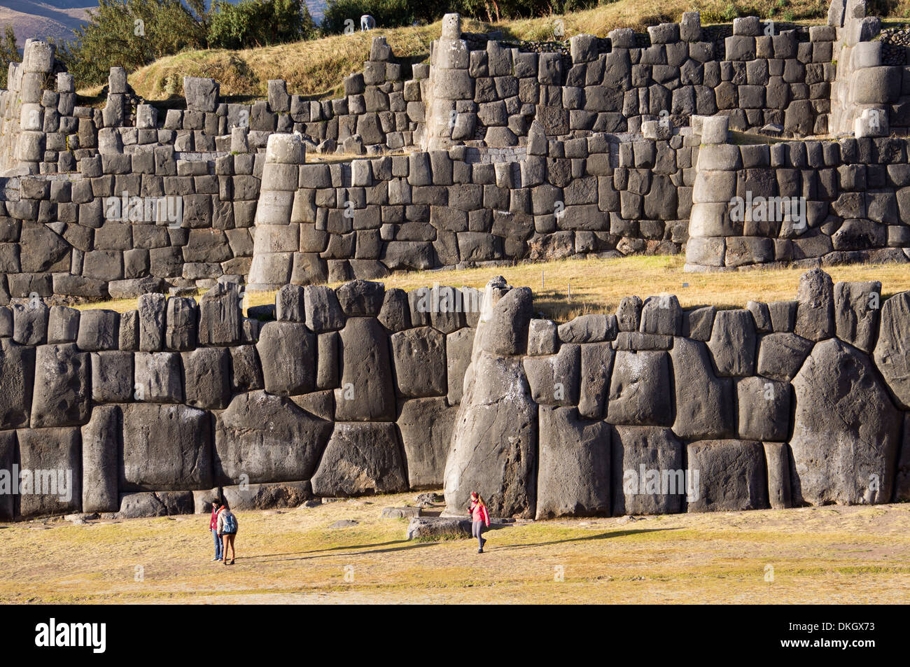 The Inca ruins of Sacsayhuaman, UNESCO World Heritage Site, Peru, South ...