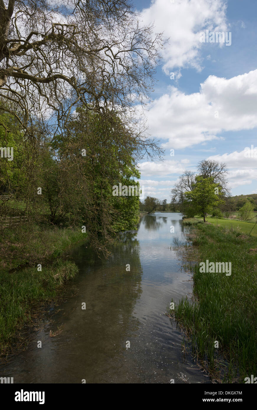 The River Chess near Latimer on the borders of Herts and Bucks UK Stock ...