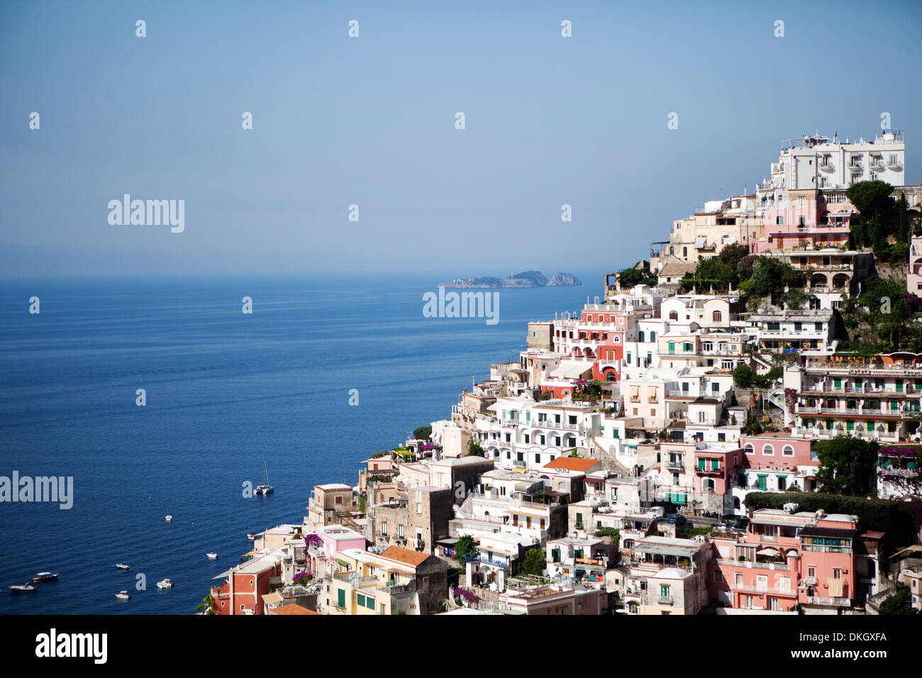 Positano view of the Li Galli island, Costiera Amalfitana, UNESCO World ...