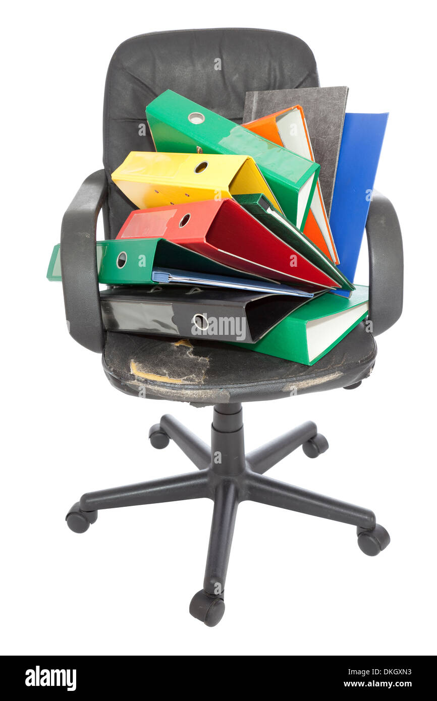 Broken Office Chair Cartoon