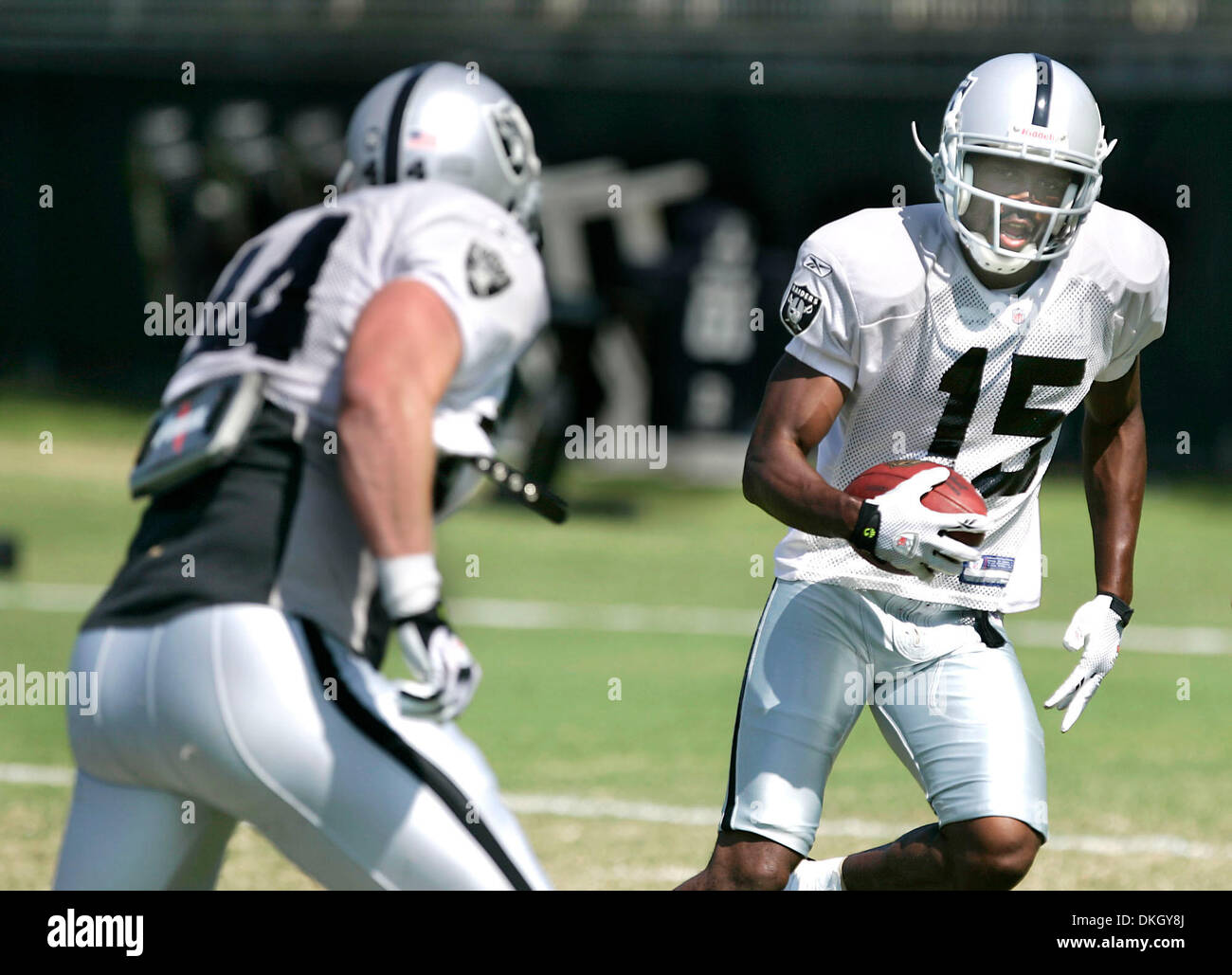 MONDAY, AUGUST 10, 2009, NAPA, CA -..Johnnie Lee Higgins, #15 with the ...