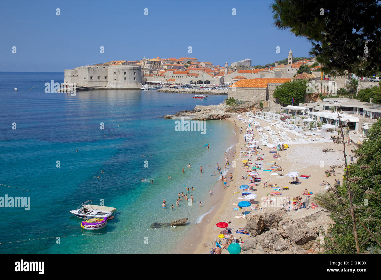 Ploce beach, dubrovnik, croatia hi-res stock photography and images - Alamy
