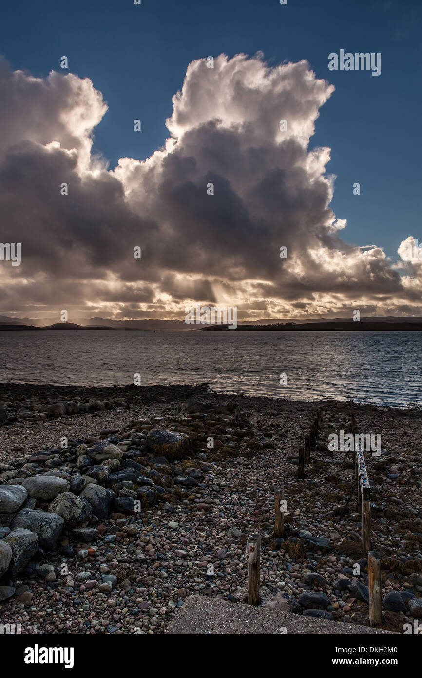 Big Sky, Altbea, Loch ewe, Wester Ross, Highlands, Scotland Stock Photo ...