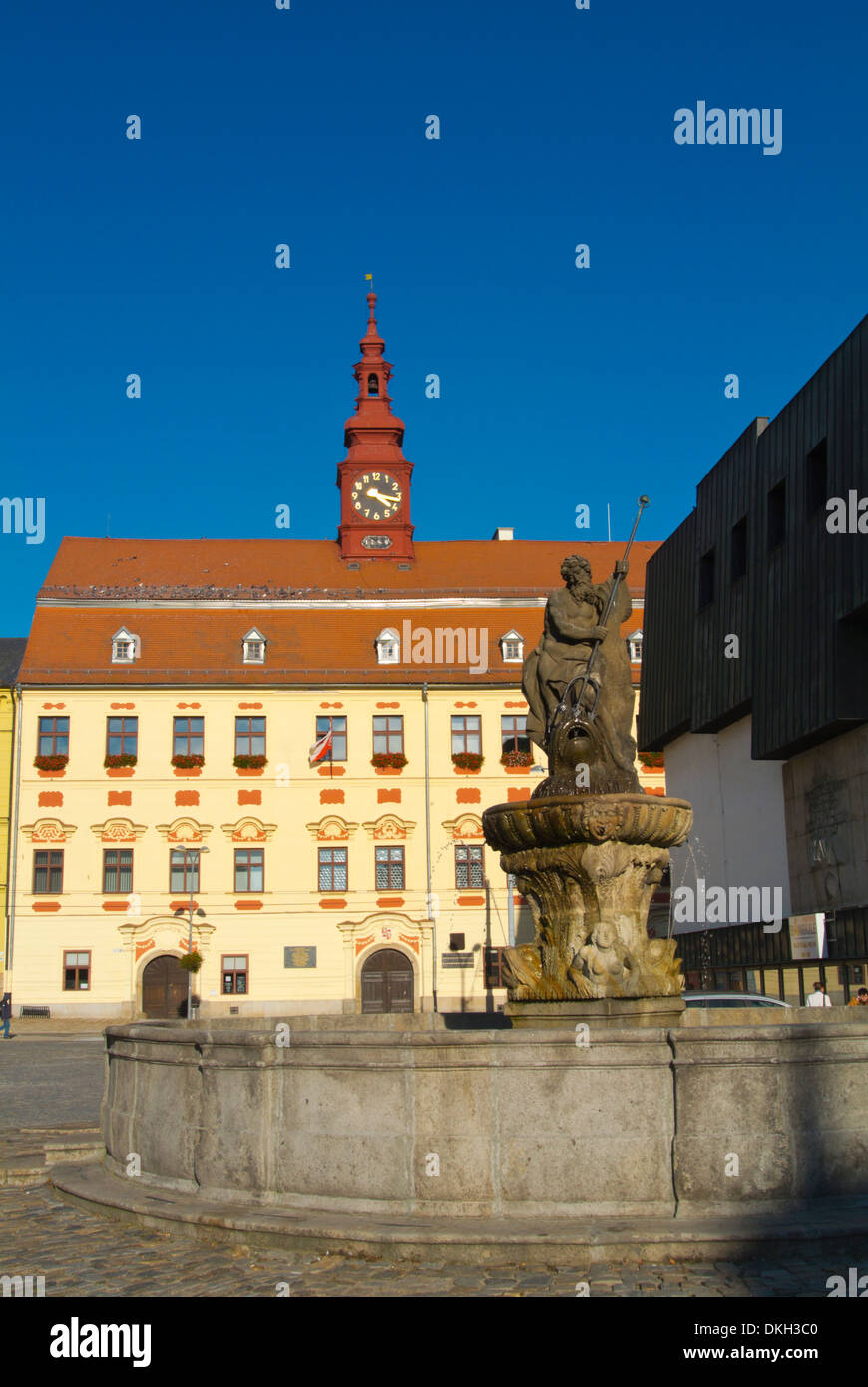 Radnice the town hall Masarykovo namesti old town Jihlava city Vysocina ...