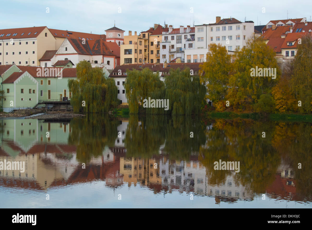 Pisecky Hrad the castle and Prachenske muzeum museum by River Otava ...