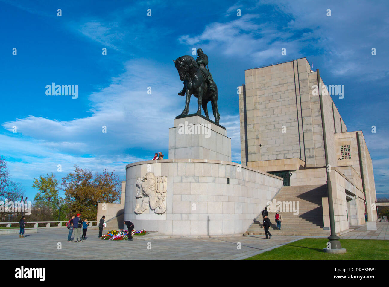 Jan Zizka statue and the Vitkov memorial Zizkov monument Vitkov hill ...