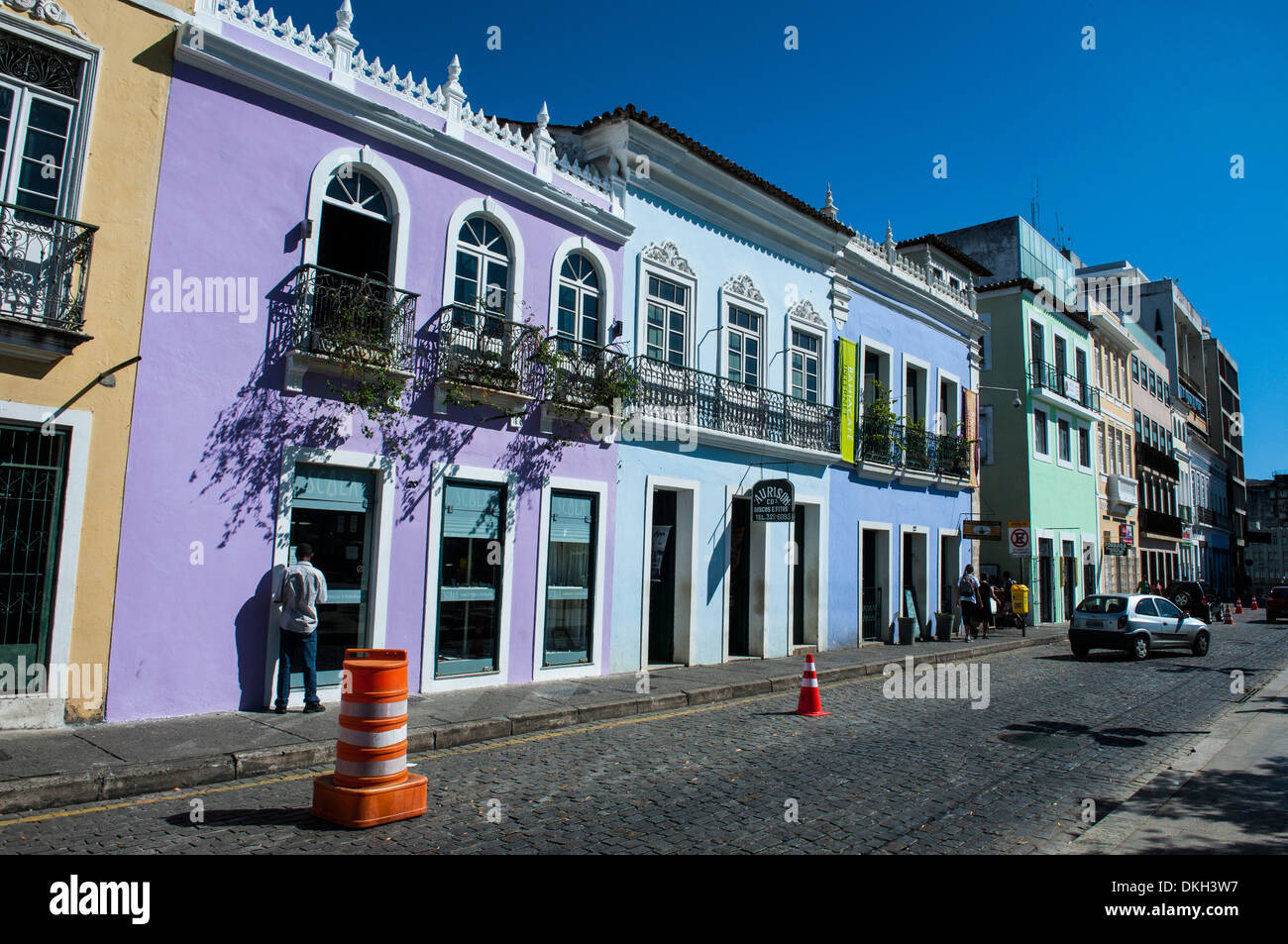 Colonial architecture in the Pelourinho, UNESCO World Heritage Site ...