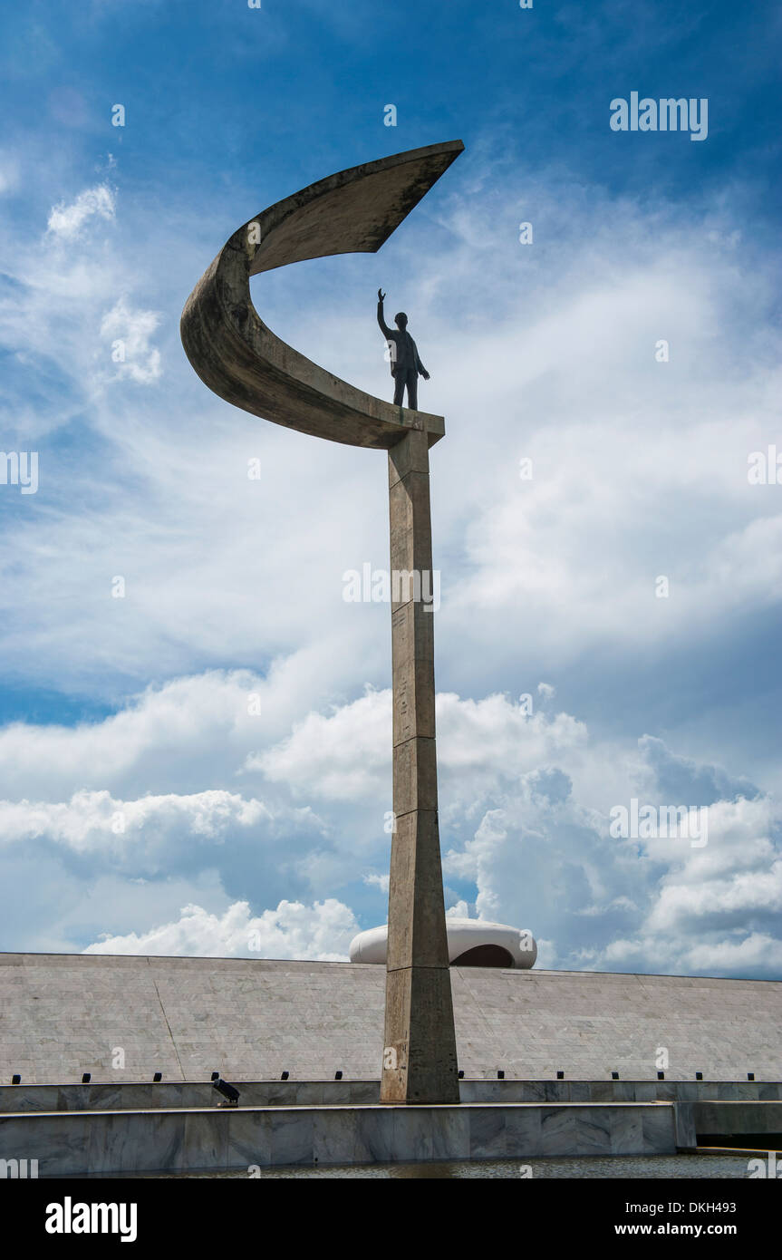 Memorial JK for Juscelino Kubitschek, Brasilia, Brazil, South America ...