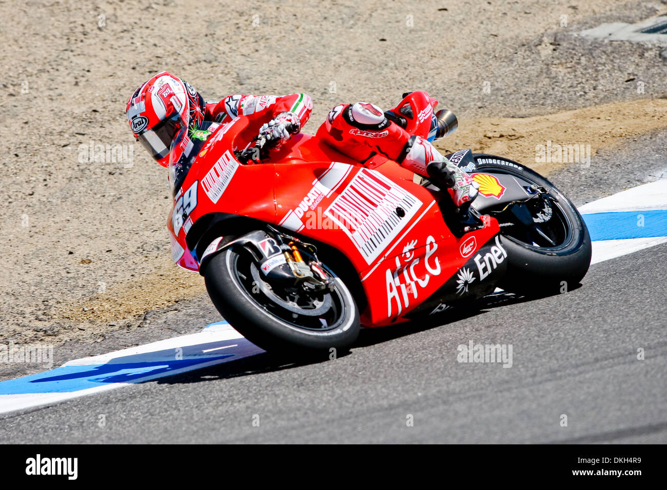 July 03, 2009 - Monterey, CA, USA - 03 July 2009: Nicky Hayden, of USA ...