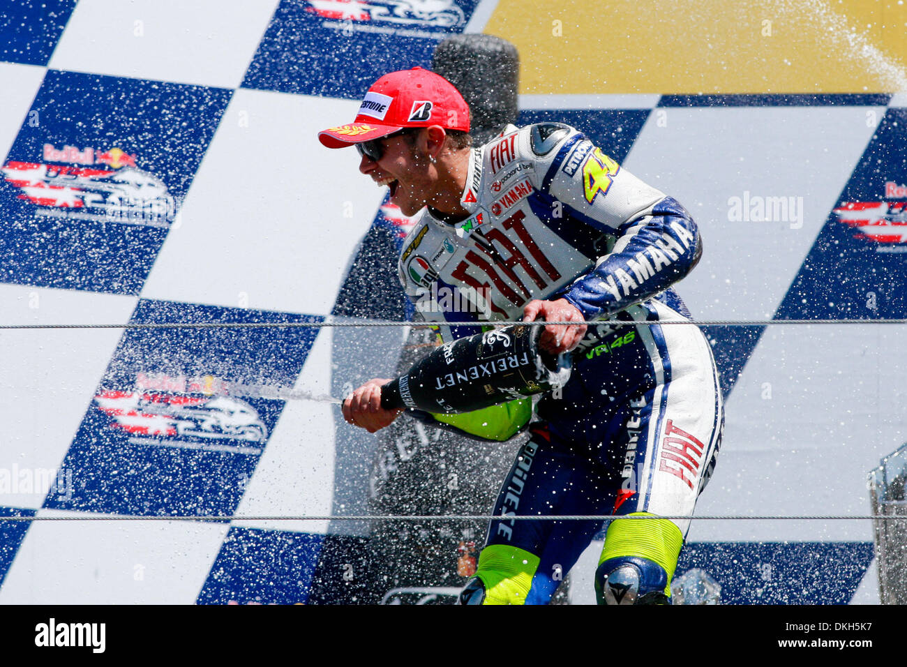 July 05, 2009 - Monterey, CA, USA - 05 July 2009: Valentino Rossi, of ...