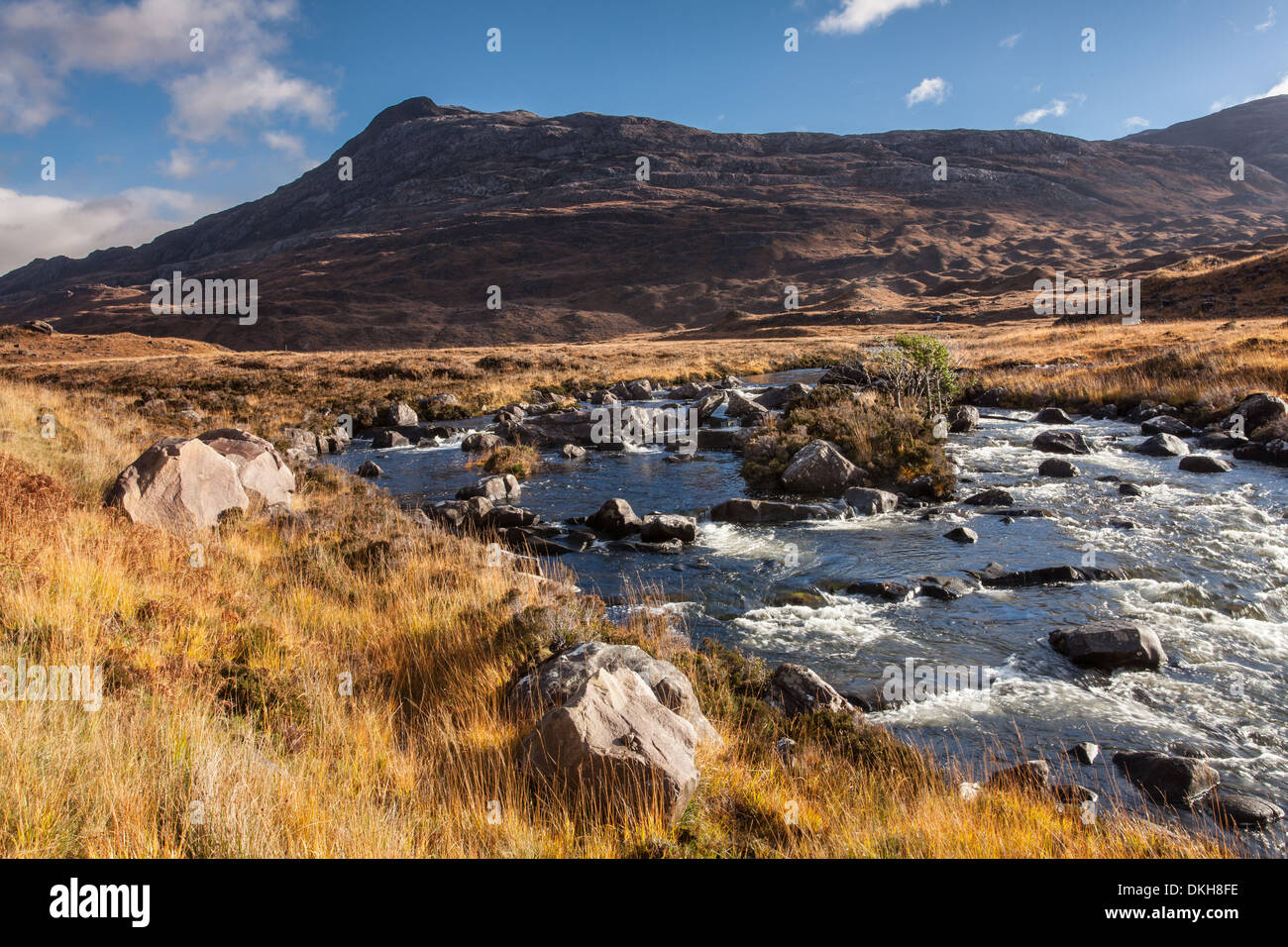 River Torridon, Sgurr Dubh, Glen Torridon, Wester Ross, Highlands ...