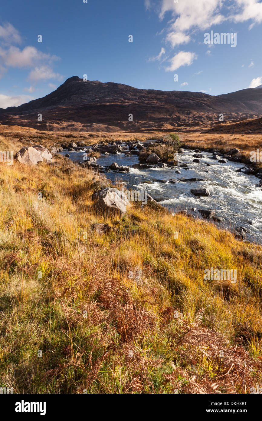River Torridon, Sgurr Dubh, Glen Torridon, Wester Ross, Highlands ...