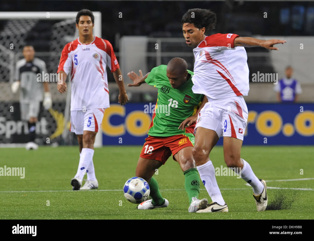 CONCACAF Gold Cup 2009 Quarterfinals - Guadeloupe at Costa Rica ...