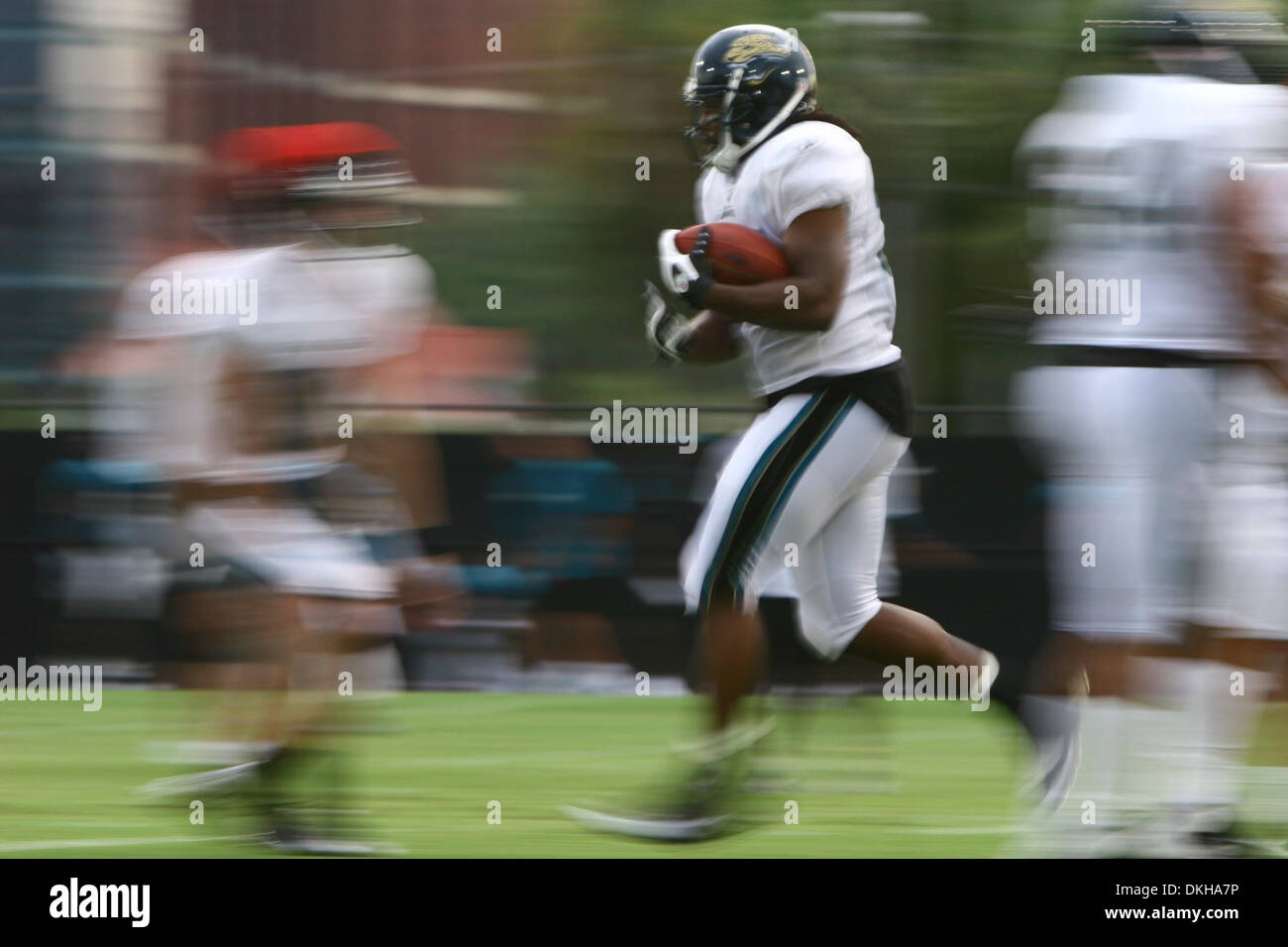 Jacksonville Jaguars running back Chauncey Washington (34) carries the ...