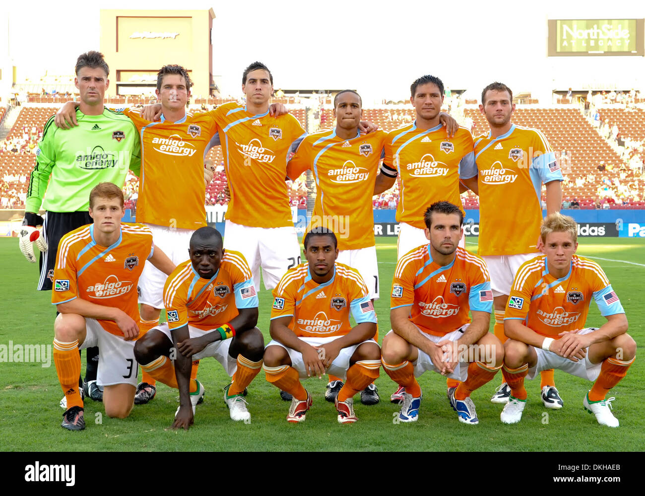 Houston Dynamo team photo before their match up against FC Dallas ...