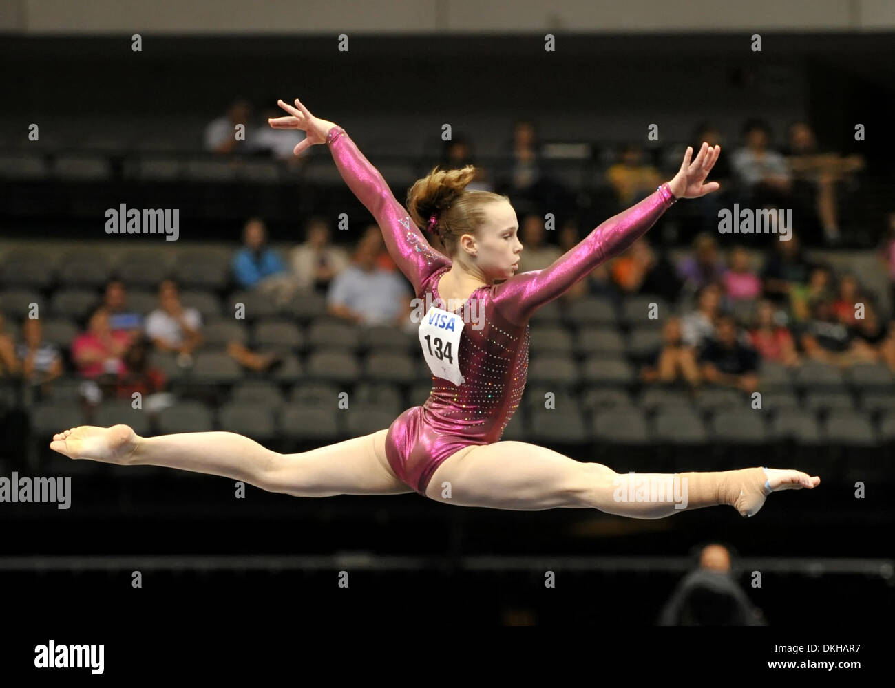 2009 VISA gymnastics championship, Day 2 of the Men's competition at ...