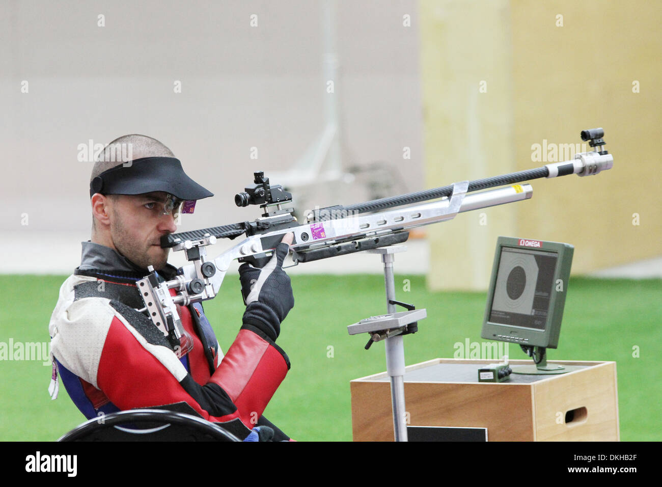 Matthew James Skelhon GB in the Men's R1-10m Air Rifle Standing SH1 ...