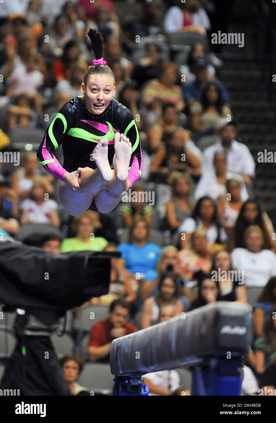 2009 VISA gymnastics championship, Day 2 of the Women's competition at ...
