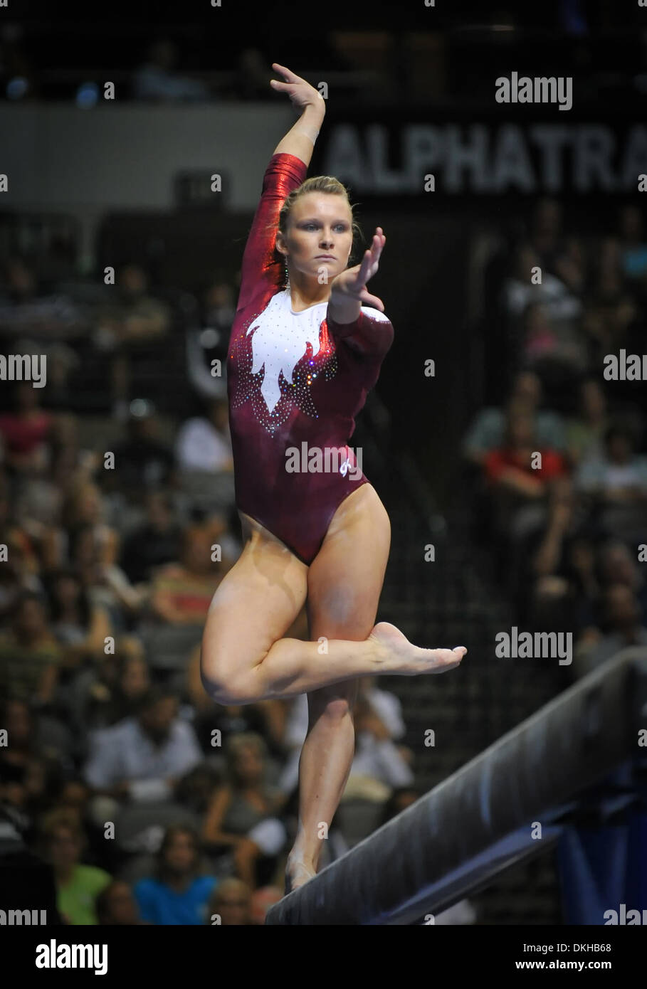 2009 VISA gymnastics championship, Day 2 of the Women's competition at ...