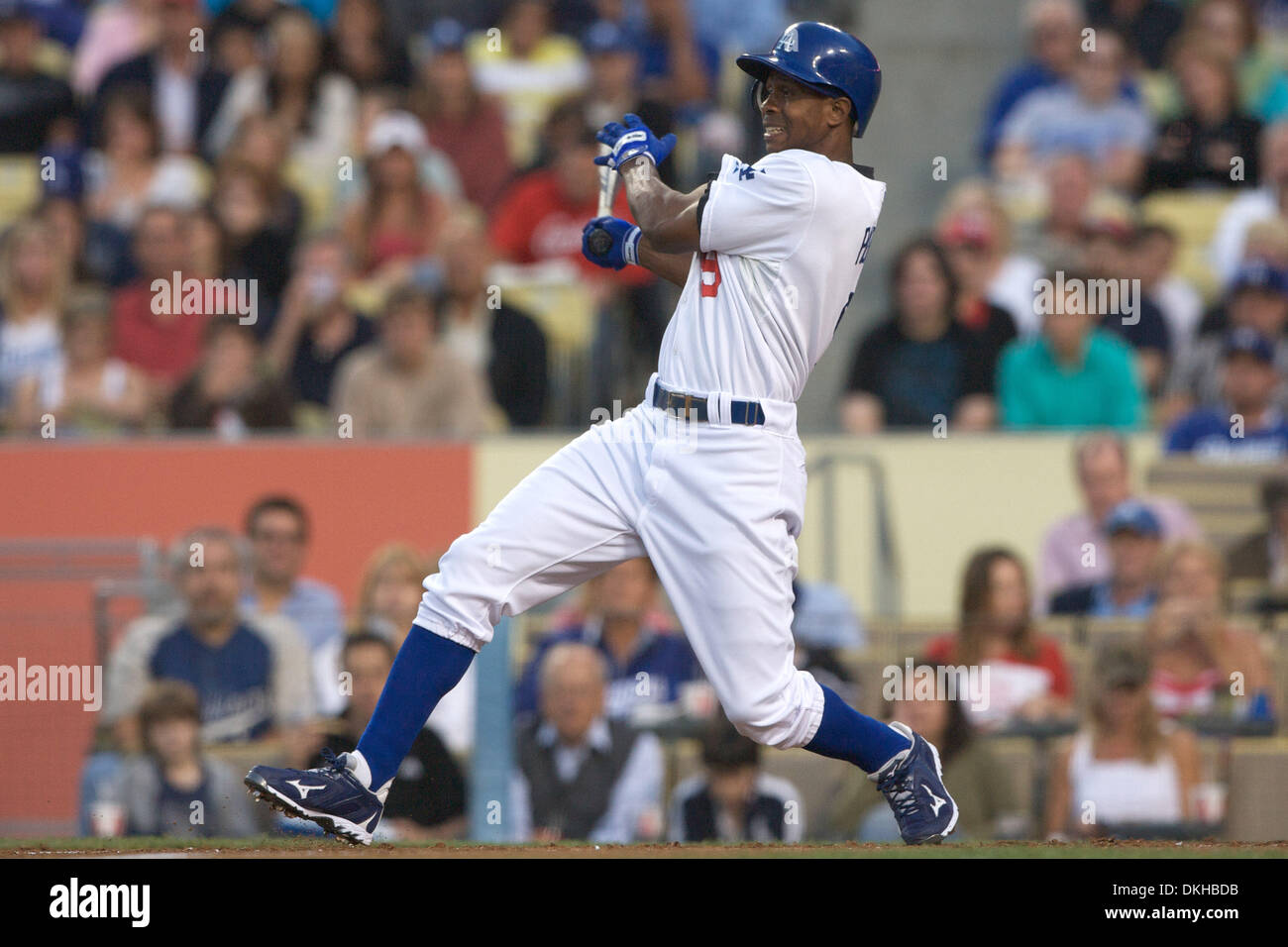 Game action between the St. Louis Cardinals and Los Angeles Dodgers at ...