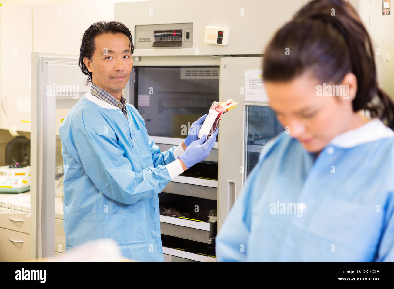 Hospital Blood Bank Stock Photo - Alamy