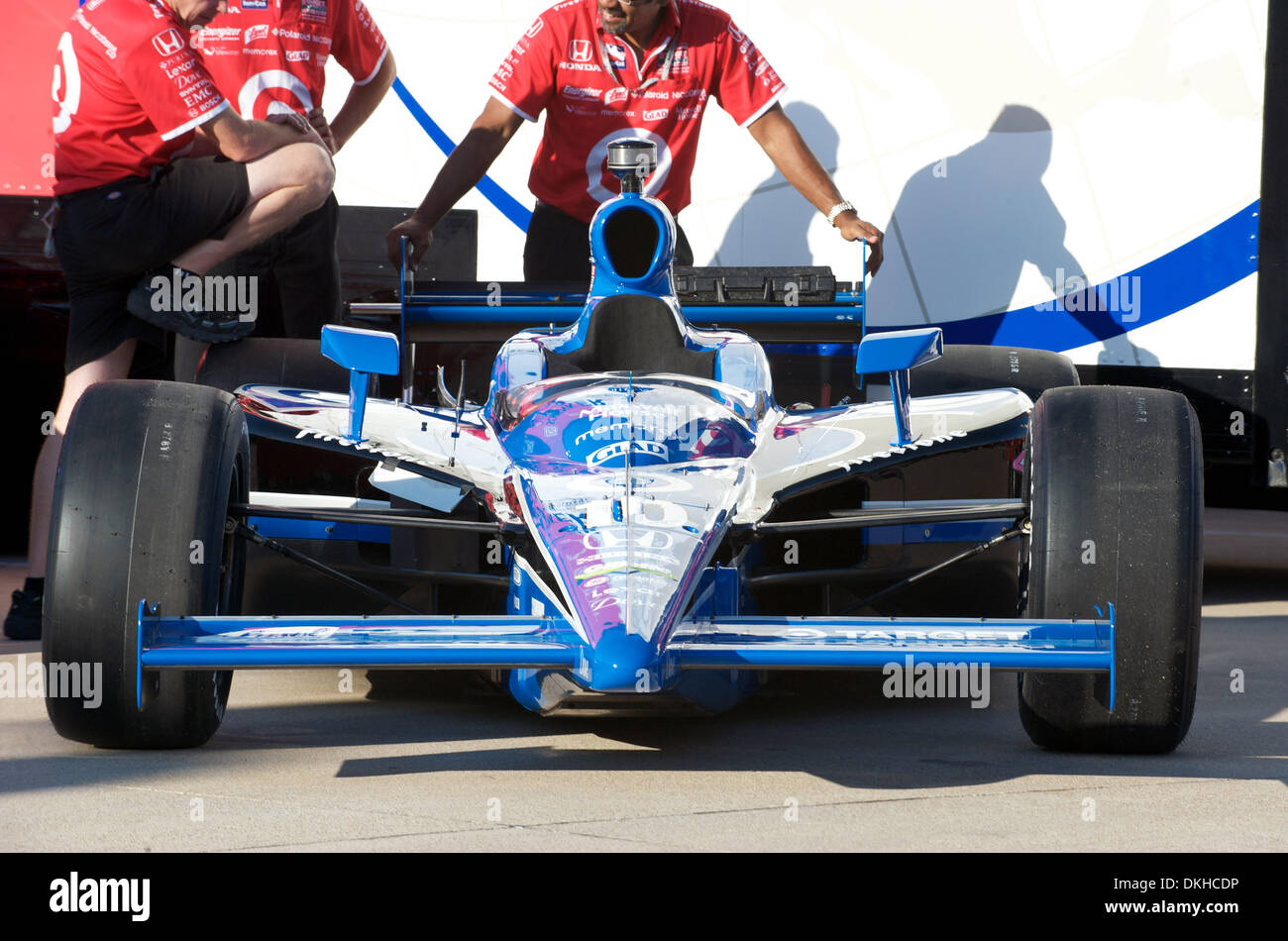 The #10 car belonging to Target Chip Ganassi Racing driver Dario ...