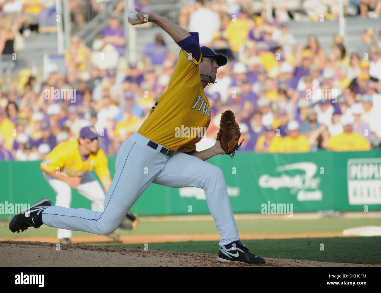 05 June 2009: LSU pitcher, Anthony Ranaudo, delivers a pitch during ...