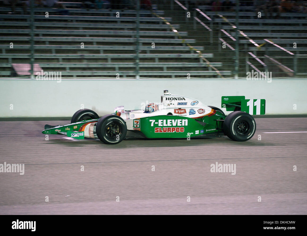 Tony Kanaan drives his #11 Team 7-Eleven Andretti Green Racing Dallara ...