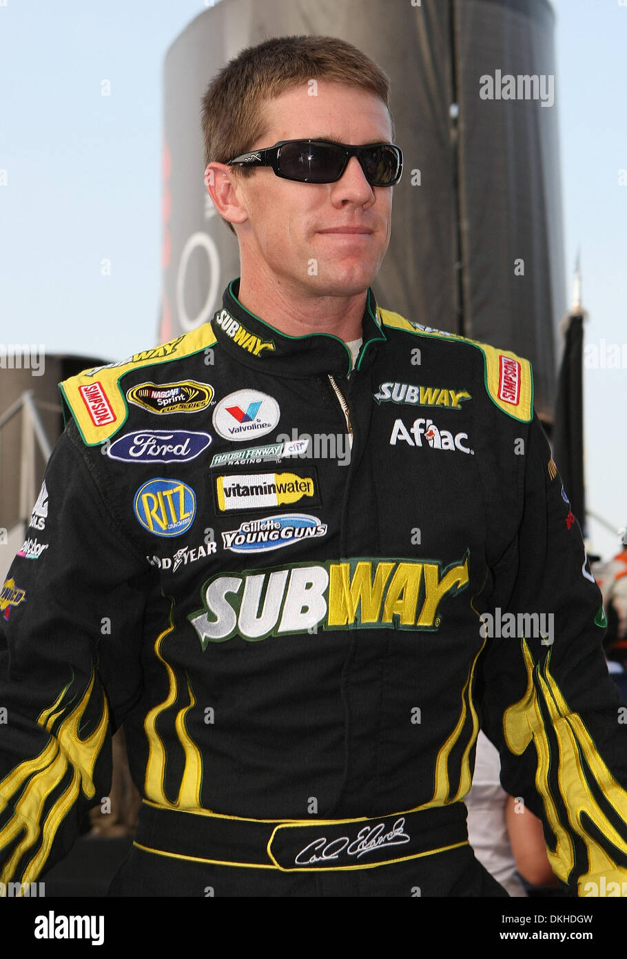 Driver Carl Edwards during the NASCAR Coke Zero 400 Race on Saturday ...