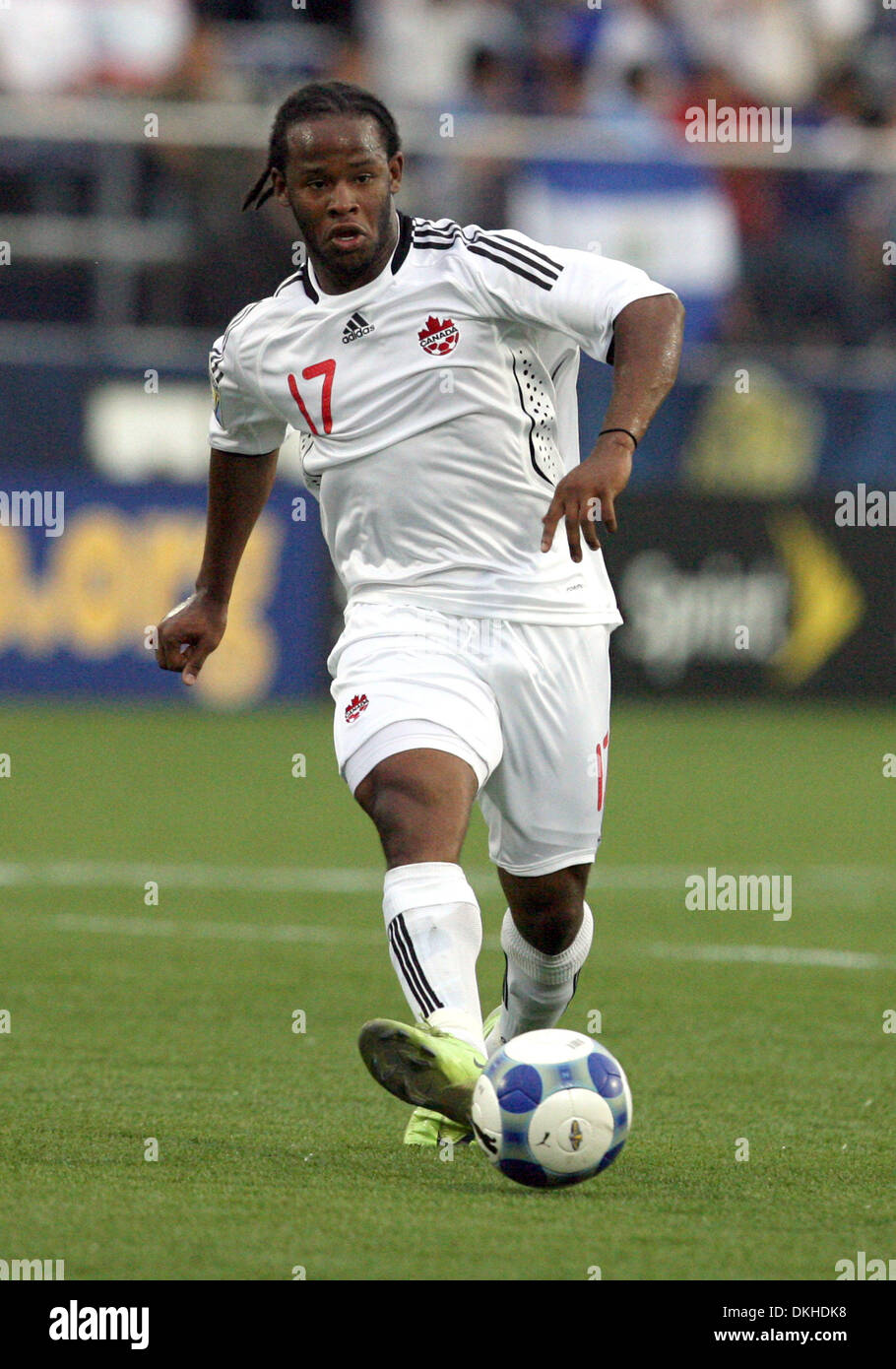 Jamie Peters of Team Canada during opening round of the CONCACAF Gold ...
