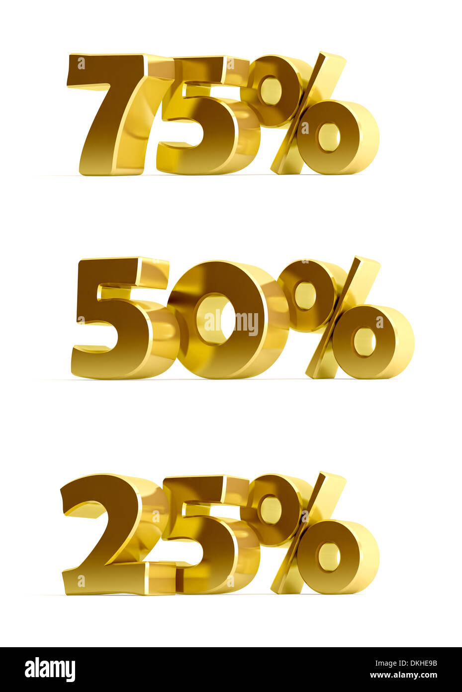 percentage numbers - isolated on white background Stock Photo - Alamy