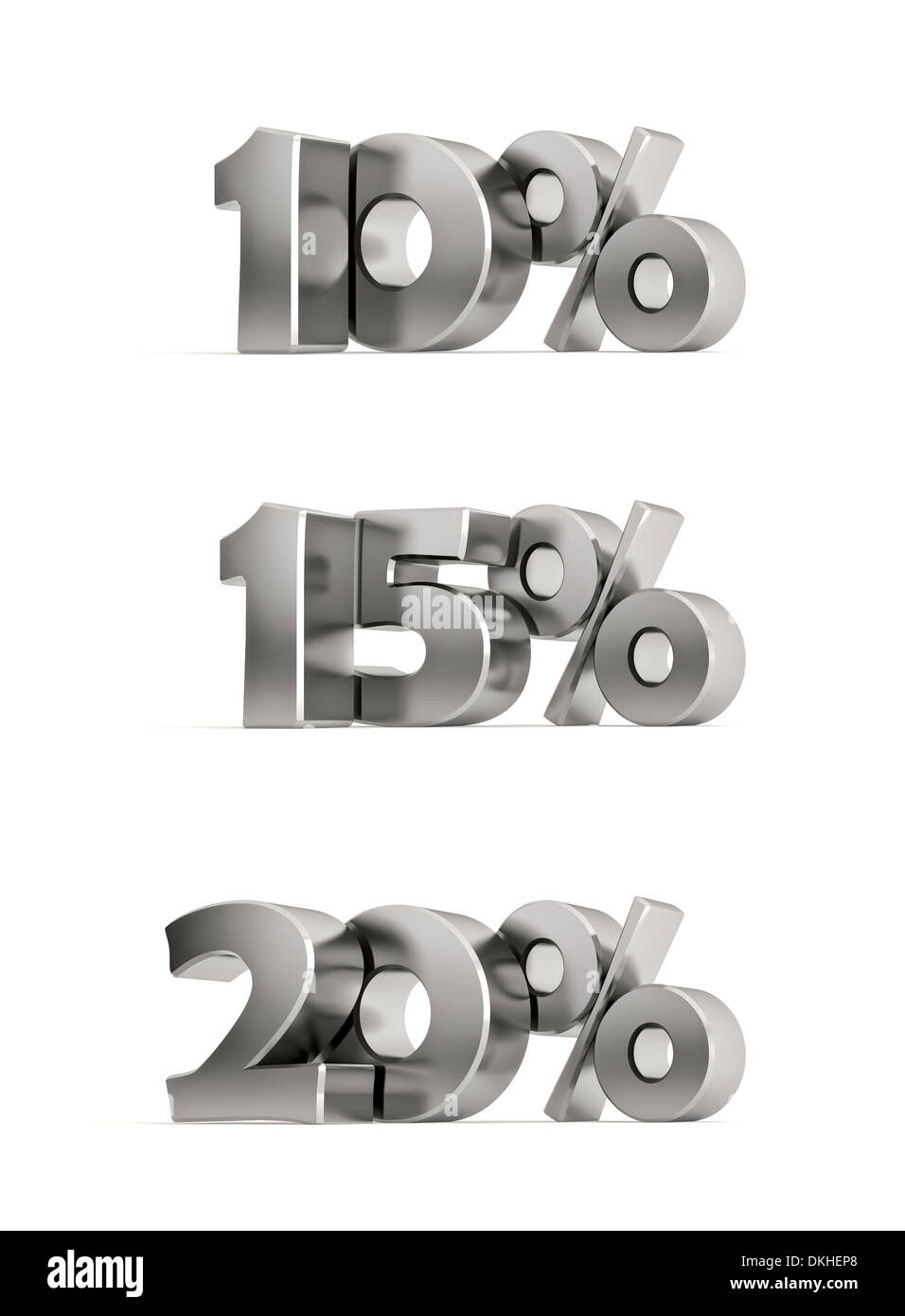 percentage numbers - isolated on white background Stock Photo - Alamy