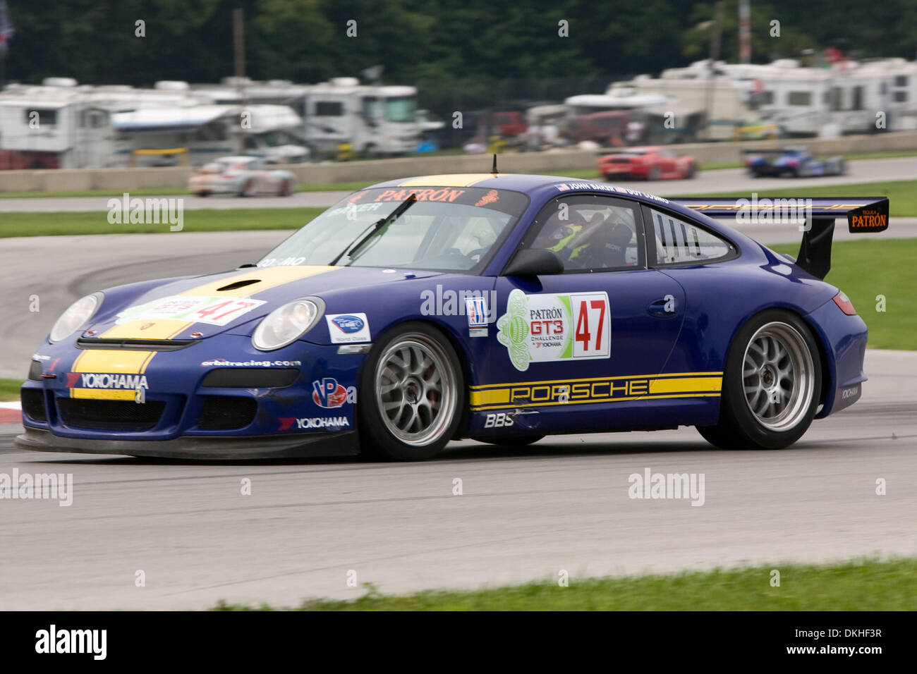 08 August 2009: The 47 ORBIT Racing car driven by John Baker and Guy ...